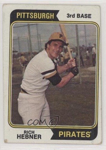 1974 Topps Richie Hebner Rich Hebner #450 | eBay