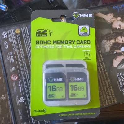 HME Hunting Made Easy - 4 Pack SDHC Memory Card 16GB Optimized for ...