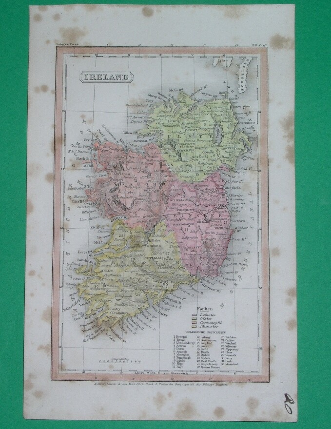 Dublin Ireland Ulster Map