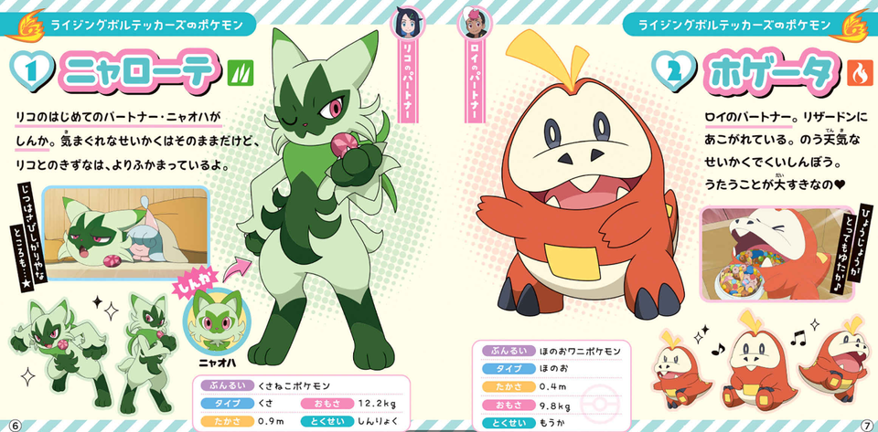 Pokemon Character Book Full Color 129 Pokemon that Liko has encountered ...