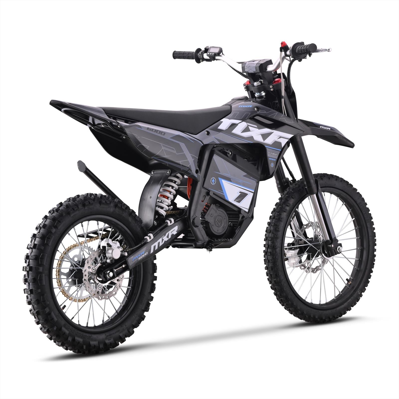 FunBikes MXR 6000 (8000w PP) 72v 35ah Li 19/16 89cm Black Electric Dirt ...