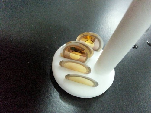 QCM sensor - quartz crystal microbalance - Q-sense/Gamry 20pcs Pt ...