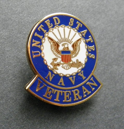 NAVY USN US VETERAN BLUE SHIELD LAPEL HAT PIN BADGE 1.1 INCHES | eBay