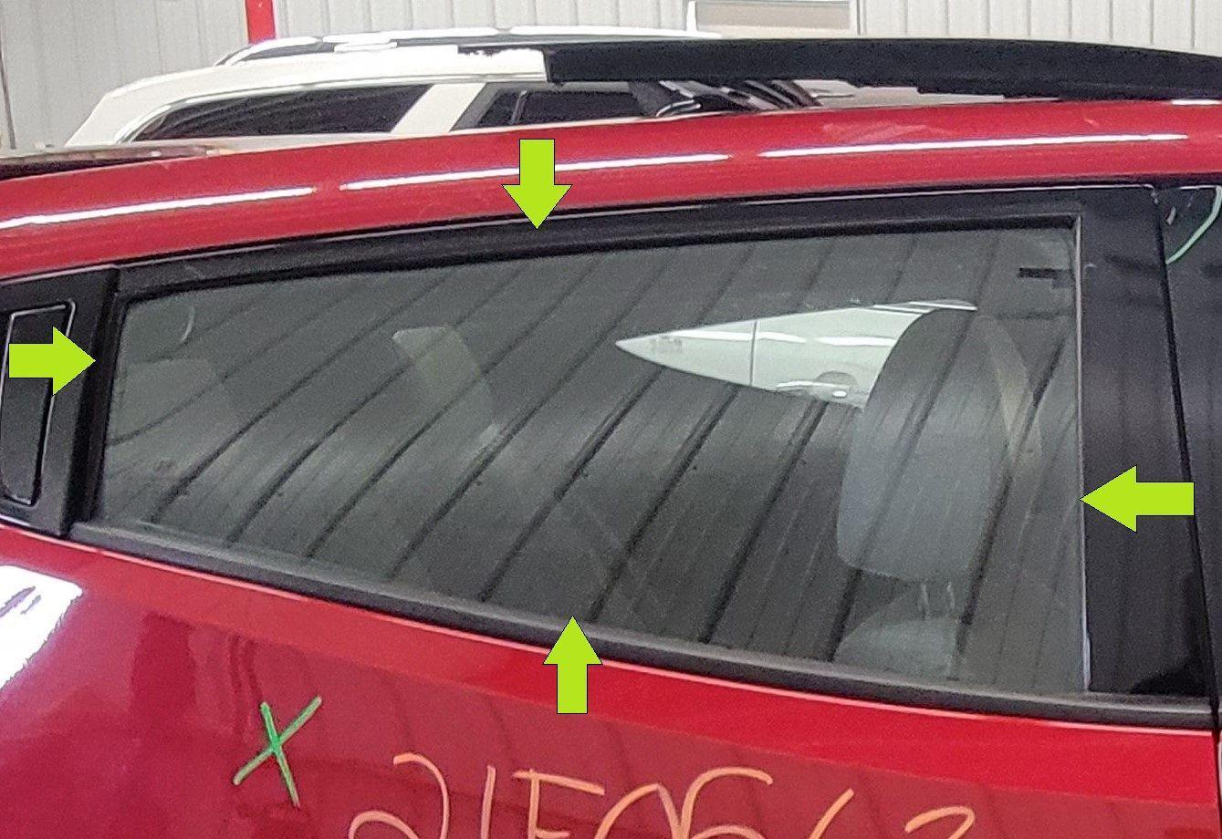 2012-2017 Hyundai Veloster Right Passenger Rear Door Glass Window ...