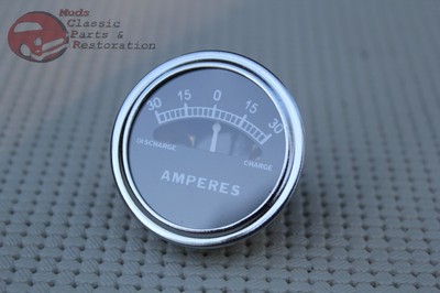 Model A Instrument Panel Amp Meter Guage Dial 30-0-30 Hotrod Custom Car ...
