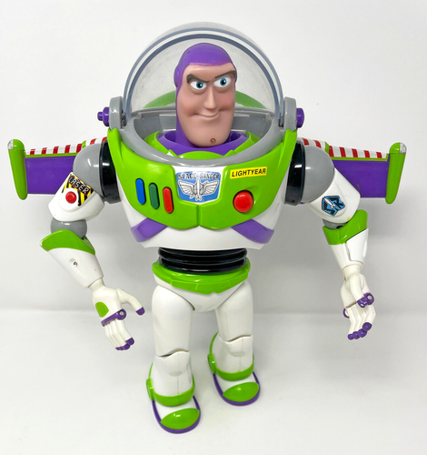 Buzz Lightyear Toy Story Pixar Disney Store Talking Light Up Action ...