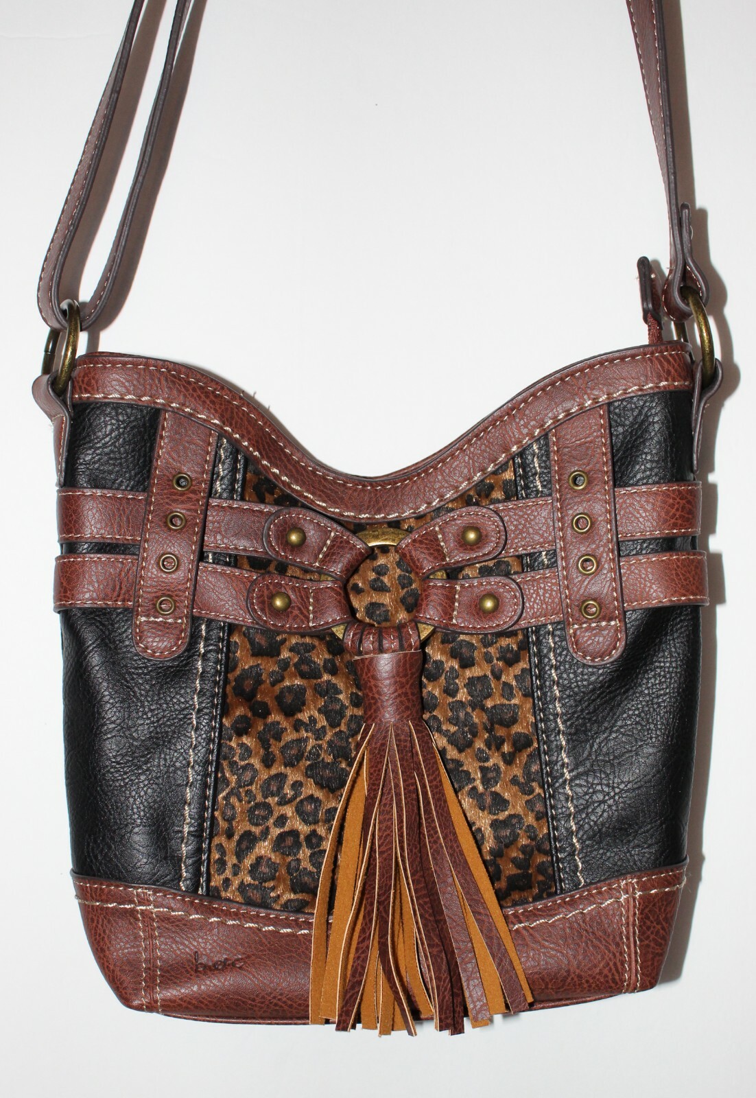 BOC Born Concept Black Leopard-Accent Brantley Crossb… - Gem