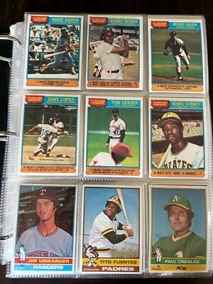 1976 TOPPS BASEBALL SET - 660 CARDS - NM/MT - BUILT FROM VENDING BOX ...