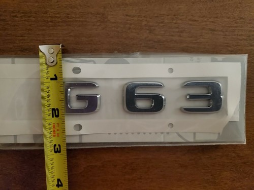 New Genuine Mercedes-Benz G63 emblems. Part A 463-817-23-00. From MBUSA ...