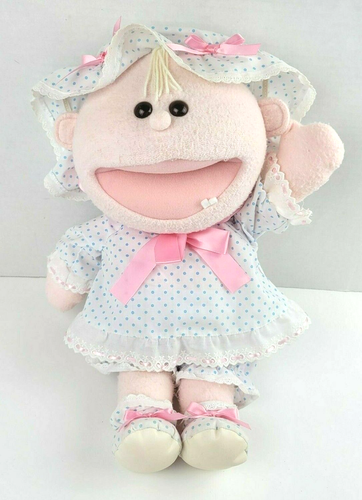 Vintage Commonwealth 1989 Big Mouth Baby Hand Puppet 2 Tooth Bonnet ...