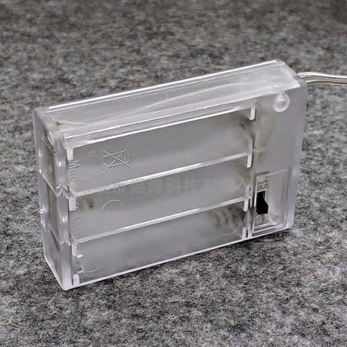 2AA/3AA /4AA Battery Box with Switch 3V Battery Holder Transparent 1PCS ...