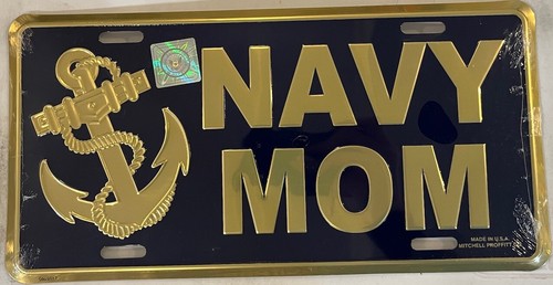 U.S. NAVY MOM license plate Military Mother Seaman USN Squid Sailor ...
