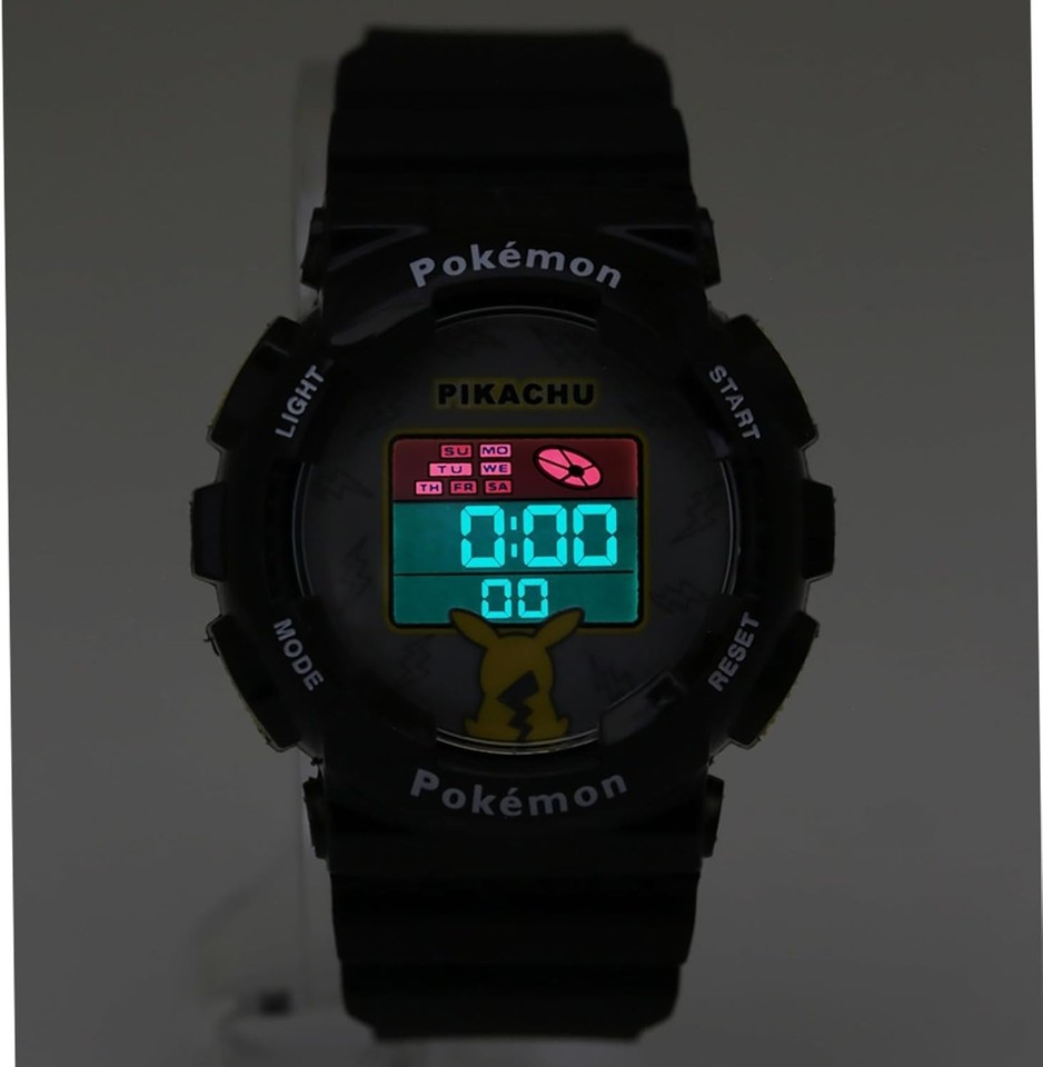 J-AXIS Watch Pokemon Digital Watch CP3A0002-CL Clear From JAPAN | eBay UK