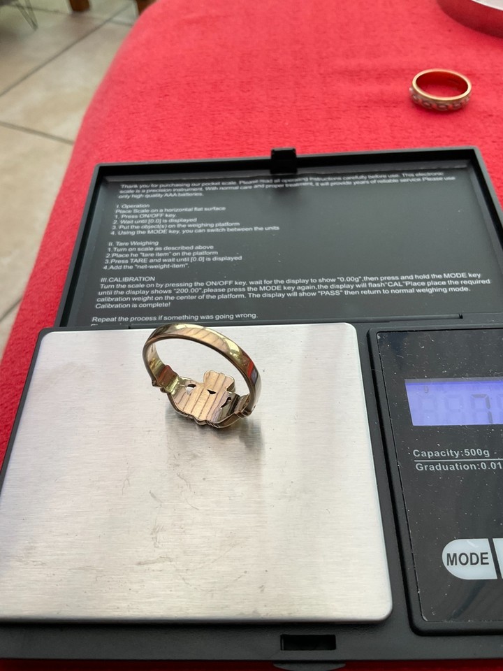 Ring - Gold 9 ct 375 Mens Claddagh hallmarks Size Z - 7.20 g not scrap ...