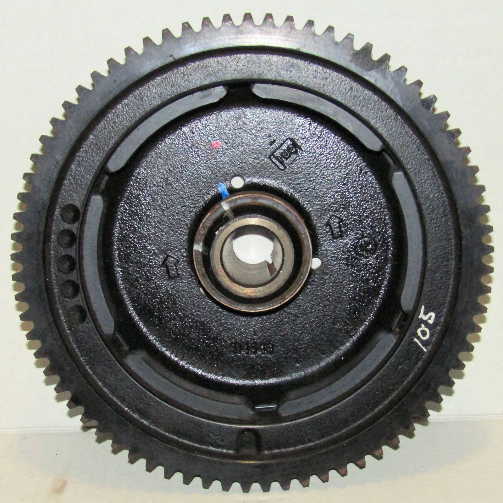 OMC OUTBOARD MARINE CORP BOAT FLYWHEEL PART NO. 585190 | eBay