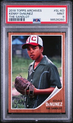 2018 Topps Archives The Sandlot KD Kenny DeNunez PSA 9 | eBay