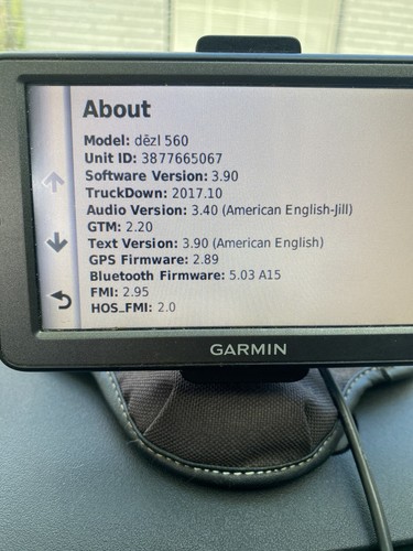 Garmin Dezl 560 Black 5" Truck GPS Navigator Tested | eBay