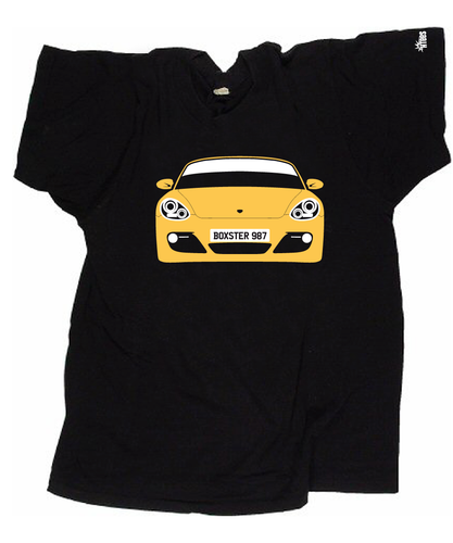 CUSTOM HTees T-shirt - BOXSTER 986 987, Pick car colour & plate, S-XXXL ...