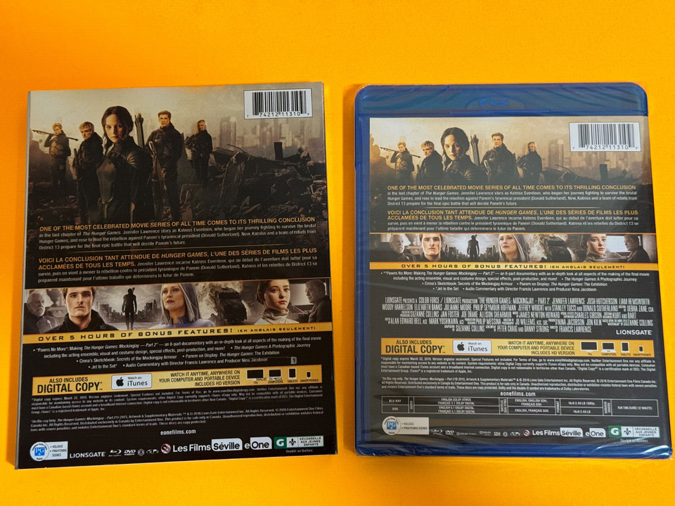 The Hunger Games Mockingjay Part 2 - Blu-ray DVD Digital - New Sealed ...
