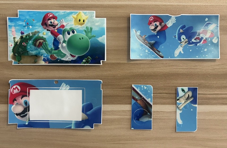 Original Nintendo 3DS Skin Cover - Pokémon, Mario, Yoshi, hello kitty ...