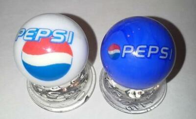 Set of 2 Pepsi Cola Collectible Glass 1" Logo Marbles | eBay