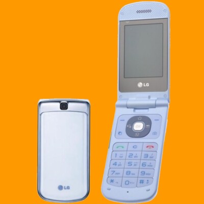 LG GD310 Ice Cream 2 Blue 3MP FM GSM Quadband Flip Mobile Cell Phone ...