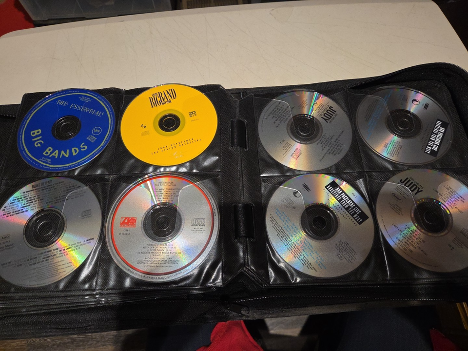 Lot of 176 CD's Binder Variety From 50s/60s/70s/80's/90s/2000 CD's Only ...
