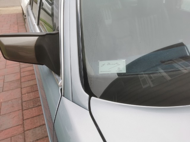 Mercedes Front Windshield G Daimler Signature Sticker Decal Genuine ...