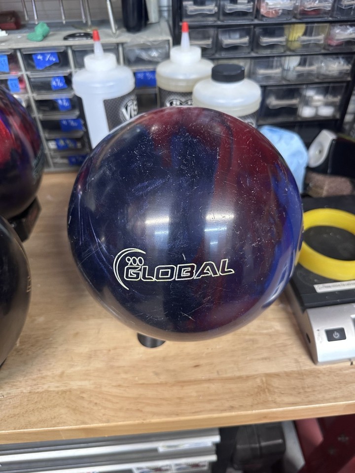 *USED - Bowling Ball - 15lb 900 Global "REALITY CHECK" PLUGGED AND ...