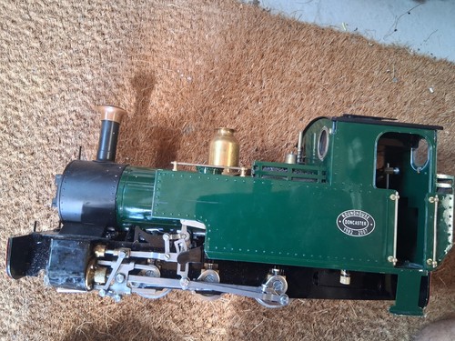 Roundhouse Silver Lady 45mm gauge 16mm live steam locomotive Radio ...