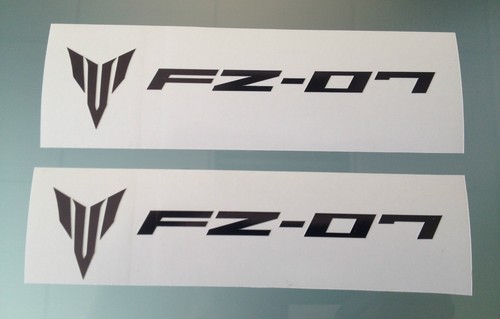 FZ-07 / FZ07 Fairing Decals / Stickers (PAIR) (Any Colour) | eBay