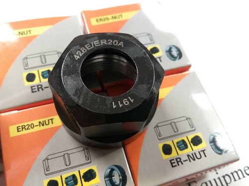 5pcs ER20 Nut for clamping collets, balanced to G2.5/25000rpm-NUT-ER20 ...