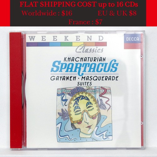 JOHN GEORGIADIS ⸺ KHATCHATURIAN Spartacus, Masquerade ⸺ DECCA CD full ...