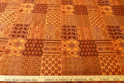 Bohemian Patchwork Polyester Blend Textured Woven Fabric | eBay