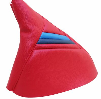 Fits 92-99 BMW E36 Vinyl Emergency Brake Boot Red w/M Style Stripes | eBay