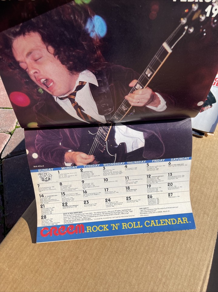 Creem Magazine February 1982 Rolling Stones Keith Richards + AC/DC ...