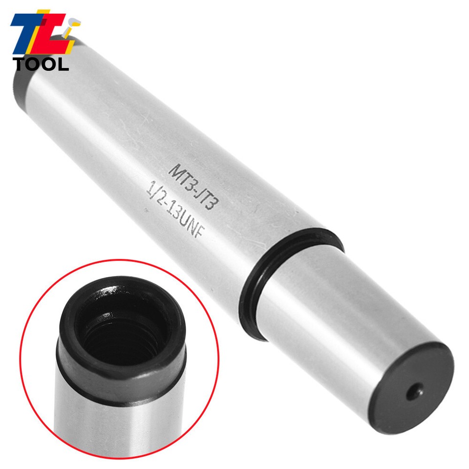 Drill Chuck Arbor 3MT to JT33 Tang Hardened MT3 3JT Jacobs Morse Taper ...