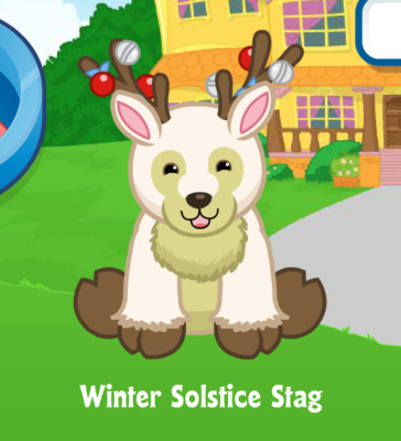 Webkinz Winter Solstice Stag Virtual Adoption Code Only Messaged Deer ...
