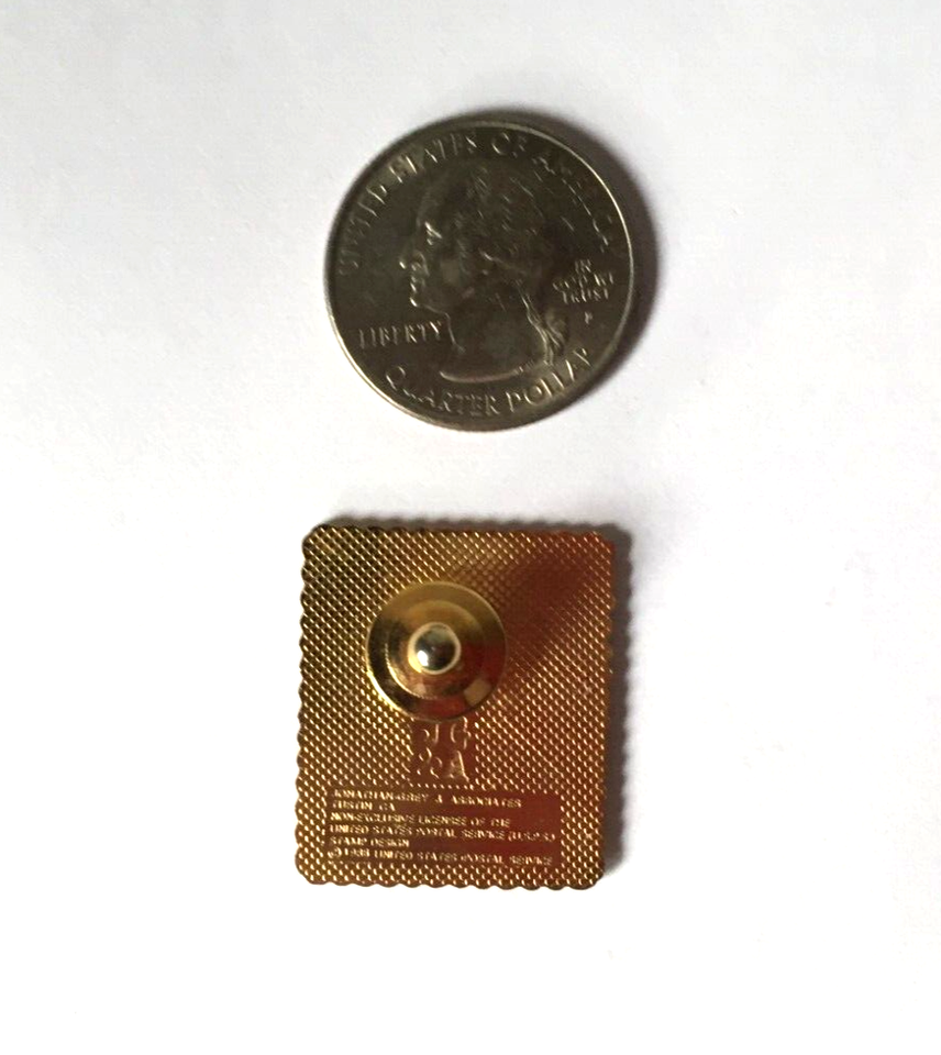 Vintage USPS $.25 STAMP "LOVE" HAT PIN/ LAPEL PIN/ TIE TACK Advertising ...