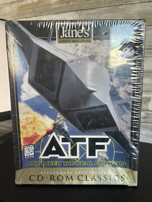 Jane’s Combat Simulation ATF PC Game - 1997 - New Sealed In Box- CD-ROM ...