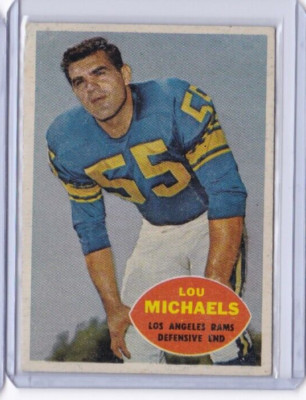 1960 Topps 69 Lou Michaels Los Angeles Rams Football IDBB | eBay