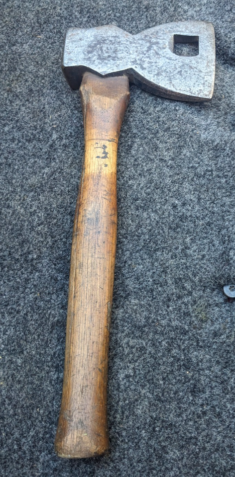 Vintage Stanley Bell System B Lineman's Axe/Hatchet w/ Wood Handle | eBay