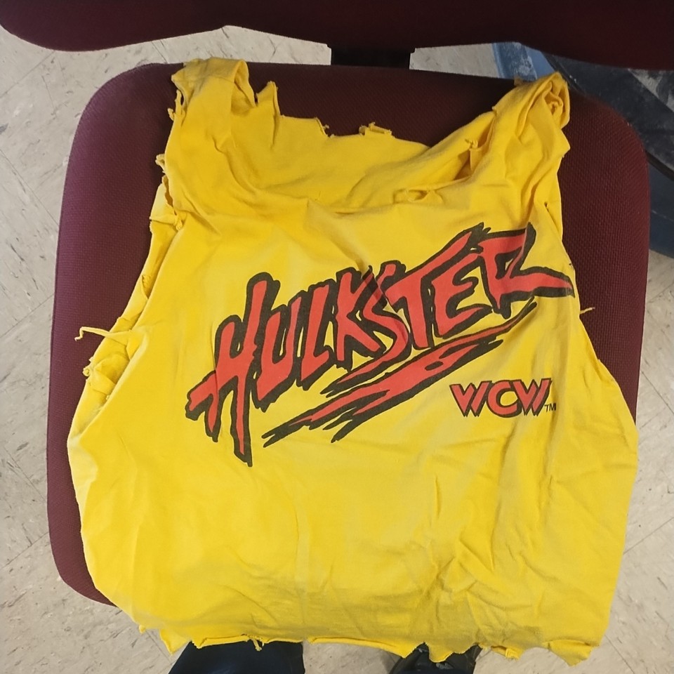 Hulk Hogan WCW Shredded Shirt and Bandana | eBay