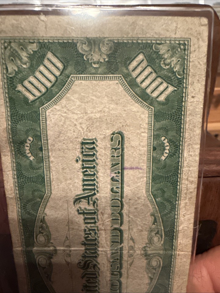 1934 $1000 One Thousand Dollar Bill Chicago (G) Federal Reserve Note ...