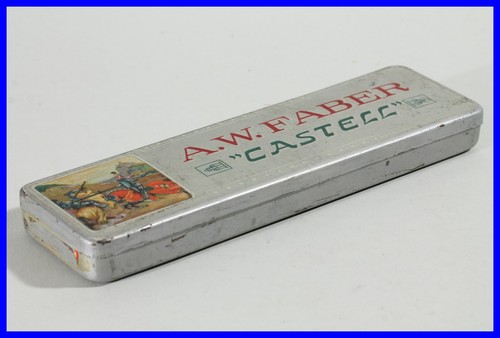 A.W.Faber " Castell " Tin Original 1930 Er Jahre - Empty / Fighting ...