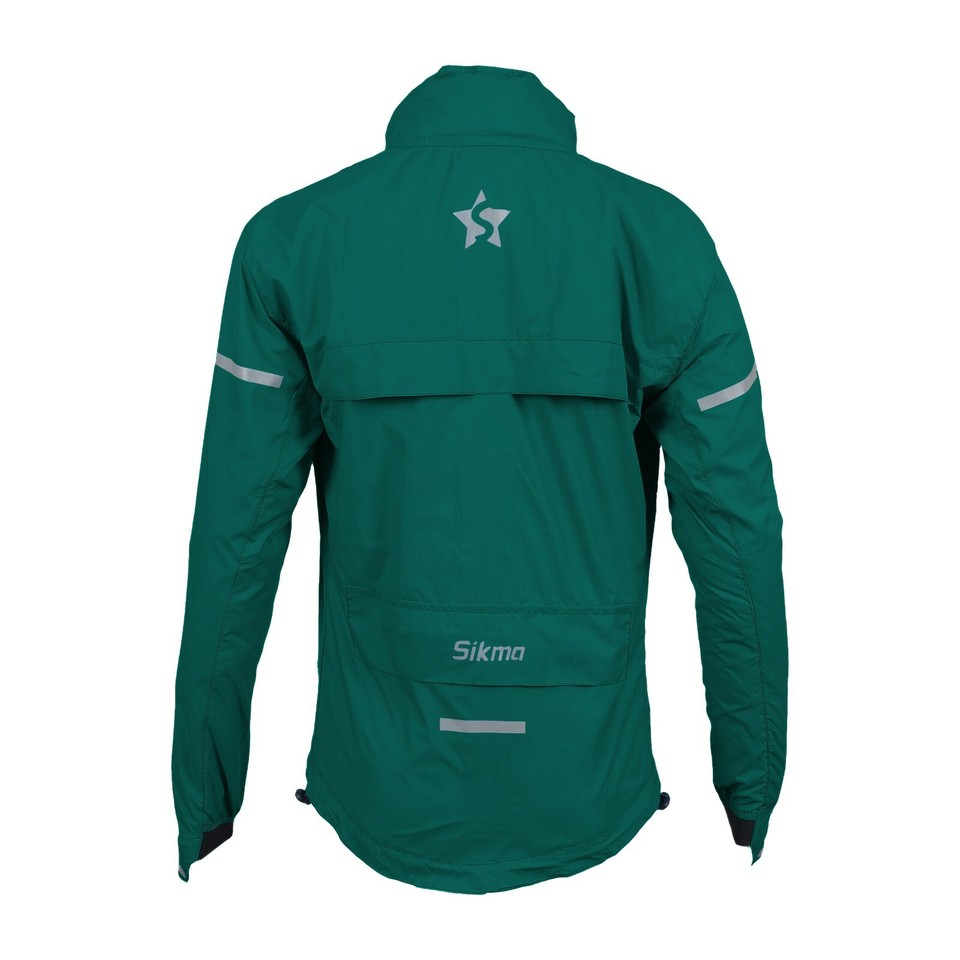 SIKMA Women’s Waterproof Cycling Rain Jacket High Visibility Hooded ...