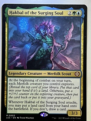 MTG Hakbal of the Surging Soul Lost Caverns of Ixalan Commander Mythic ...