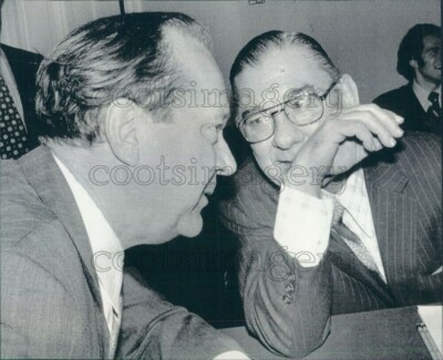 1974 Press Photo US Congressman Wilbur Mills of Arkansas Senator ...