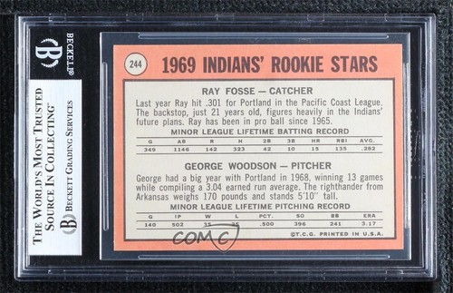 1969 Topps - 1969 Rookie Stars #244 Ray Fosse, George Woodson (RC) for ...