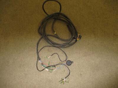 Suzuki outboard round black plug 21' rigging harness with buzzer | eBay